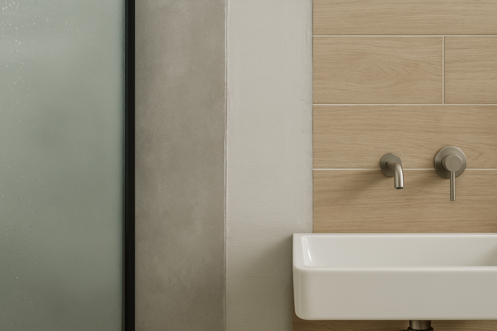 Trä i badrum – tips ochmaterialval | Dåderman